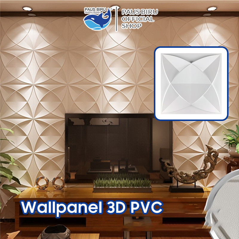 Jual Paus Biru - WALL PANEL 3D PVC WALLPANEL WALLPAPER DINDING / WALL ...