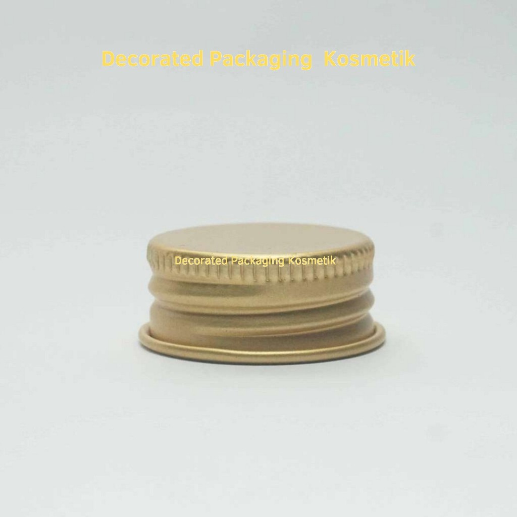 Jual Tutup Alumunium Polos Neck 28 mm / Tutup Packaging / Tutup ...
