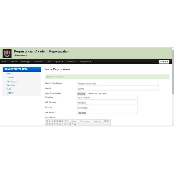 Jual Aplikasi Perpustakaan CodeIgniter Simple DVD/Tugas/Belajar/Souce Code | Shopee Indonesia