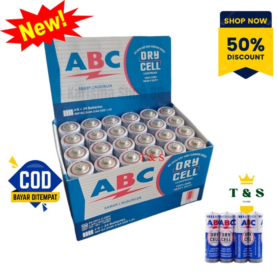Jual Baterai ABC AA / AAA - (60pcs) Batre Penonsing A2 / A3 / 2A / 3A ...
