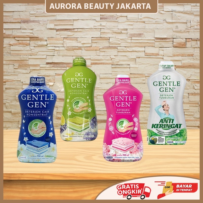 Jual GENTLE GEN DETERJEN CAIR KONSENTRAT KEMASAN BOTOL 700 ML | Shopee ...