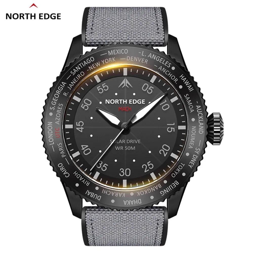 Jual NORTH EDGE Watches for Men MACH 2024 New Desgin Solar Powered ...