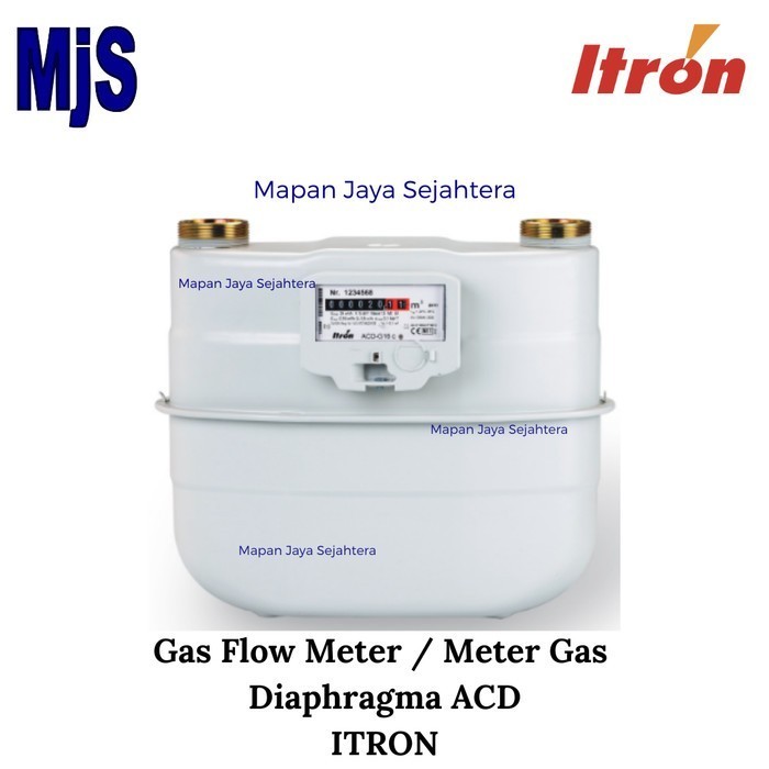 Jual Gas Meter / Flow Meter Gas G25 ACD Diaphragma ITRON + Kalibrasi - MJS | Shopee Indonesia