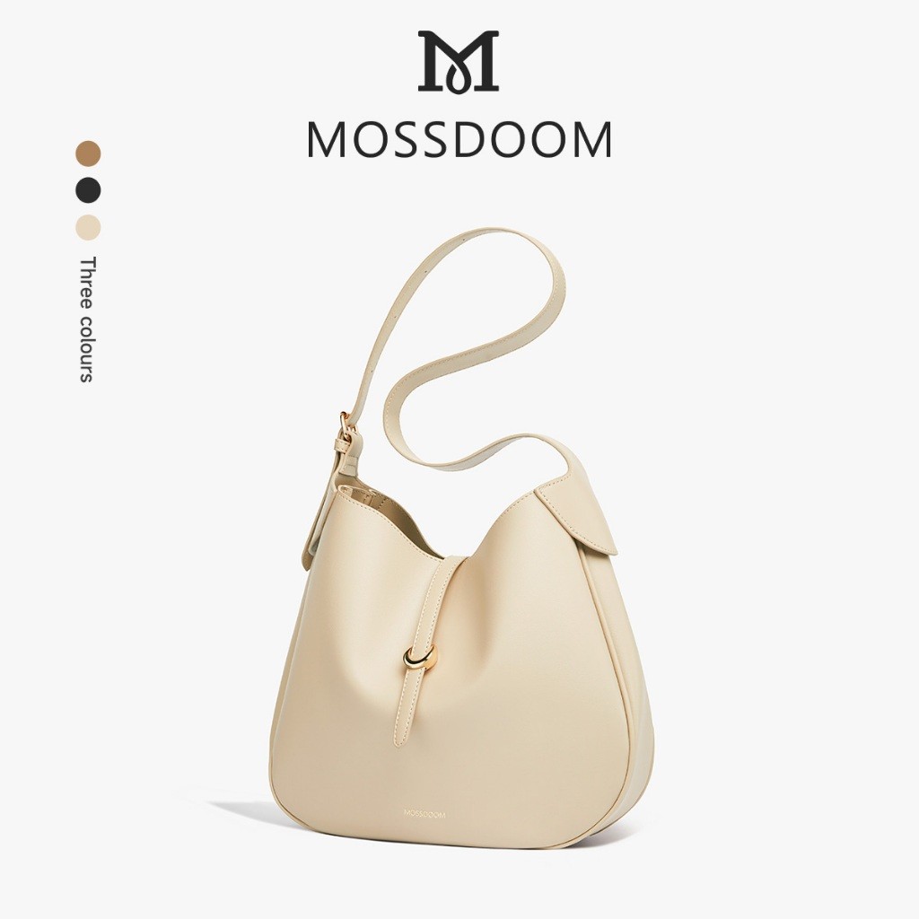 Jual MOSSDOOM Tas Wanita Bailey Bag Tas Selempang Berlipit | Shopee ...