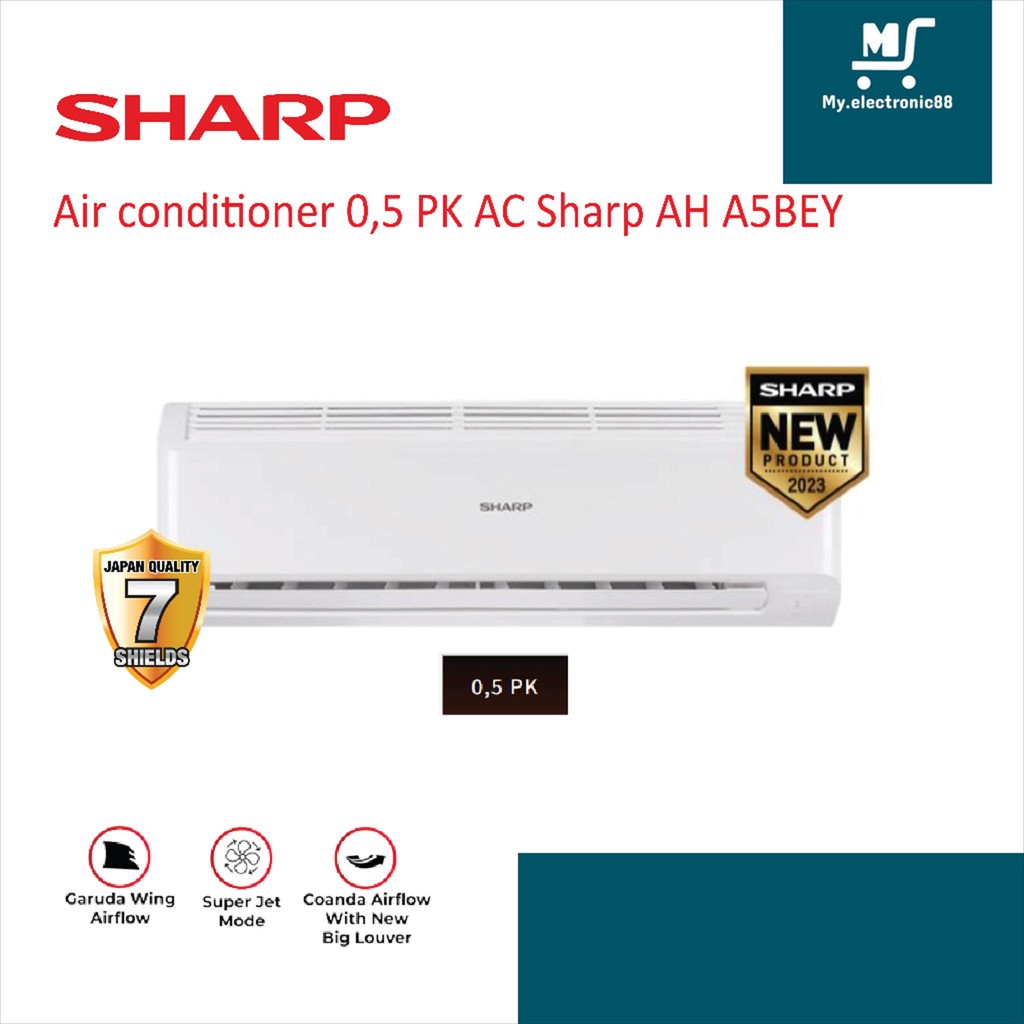 Jual AC SPLIT SHARP 1/2 PK(AH-A5BEY) | Shopee Indonesia