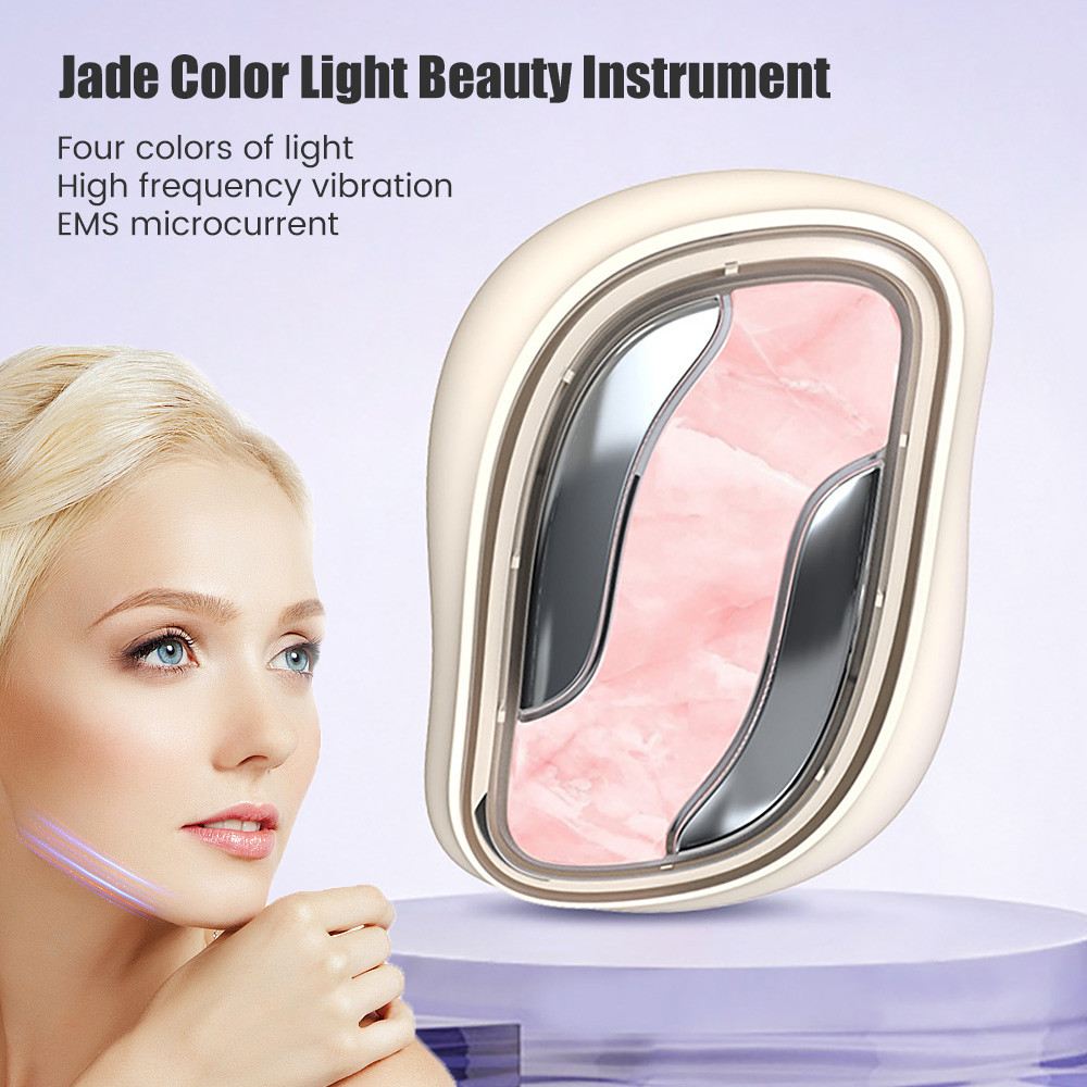 Jual PREORDER 4 Colors LED Face Beauty Device EMS Facial Lifting Neck ...