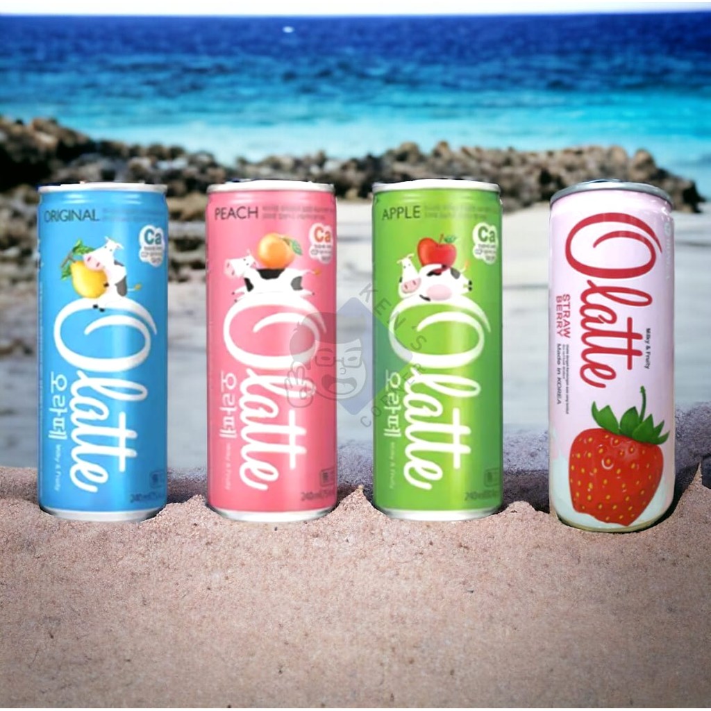 Jual Olatte Milky & Fruity Drink Rasa Original Pear / Peach / Apple ...