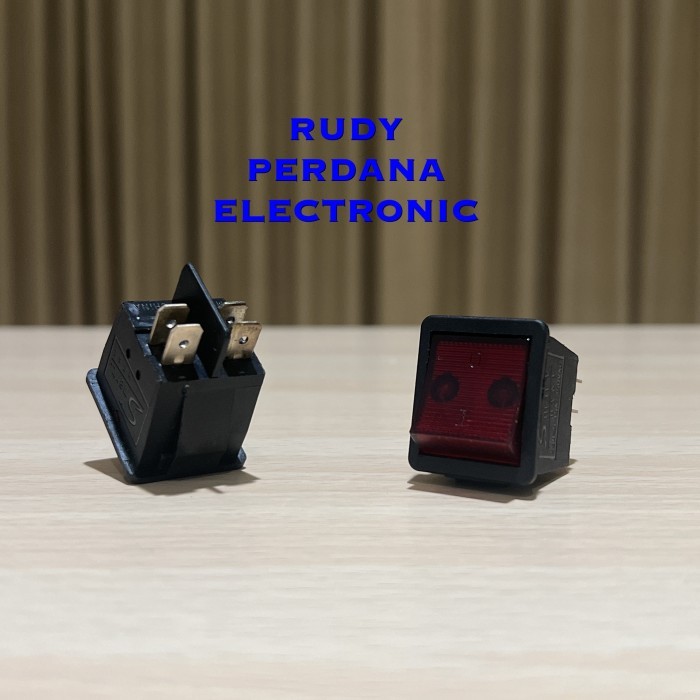 Jual O99 SWITCH ROCKER SAKLAR ON OFF 4 PIN KOTAK 15A 250V 20A 125V LED ...