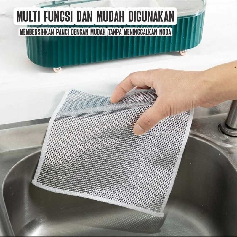 Jual Kain Lap Kawat Cuci Piring Dapur Panci | Kain Lap Kawat Besi Halus ...