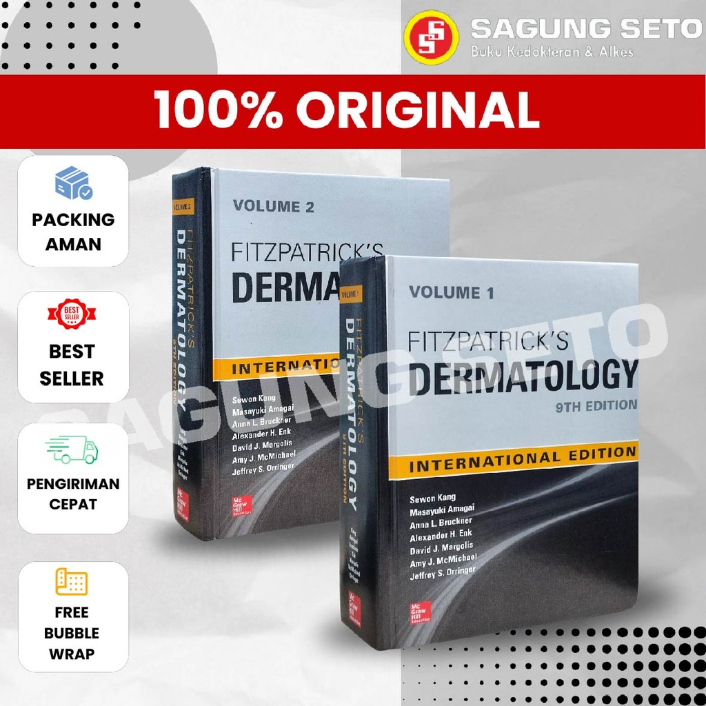 Jual FITZPATRICK DERMATOLOGY GENERAL MEDICINE 2 VOL / KULIT | Shopee ...