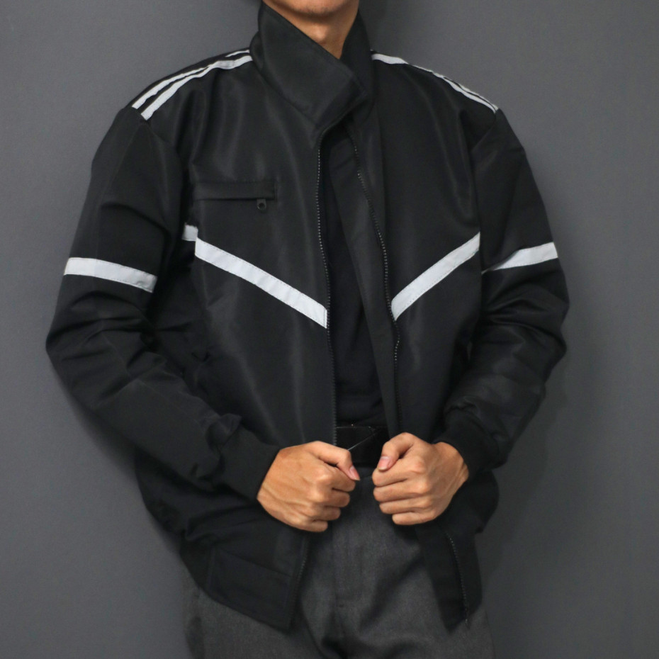 Jual Jaket Motor Hitam Polos - Jaket Bomber Hitam - Jaket Motoran Hitam ...