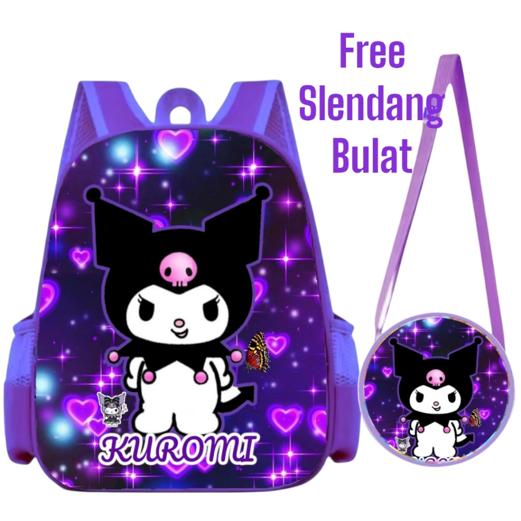 Jual TAS KUROMI ANAK PEREMPUAN / TAS SEKOLAH TK PAUD BEST SELLER VIRAL LUCU | Shopee Indonesia