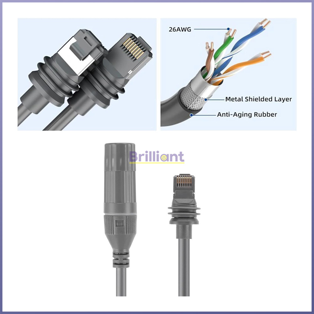 Jual Starlink Waterproof V3 Gen3 Network Cable M20 RJ45 Cat6 Connector ...