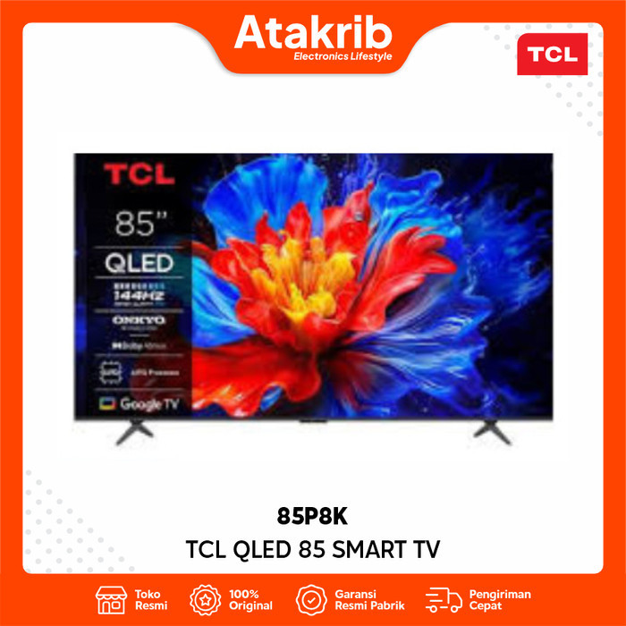 Jual TCL QLED 85 85P8K P8K 4K UHD Smart Google TV 85 Inch - HVA PANEL SCREEN - HDR 10+ - ONKYO 2 ...