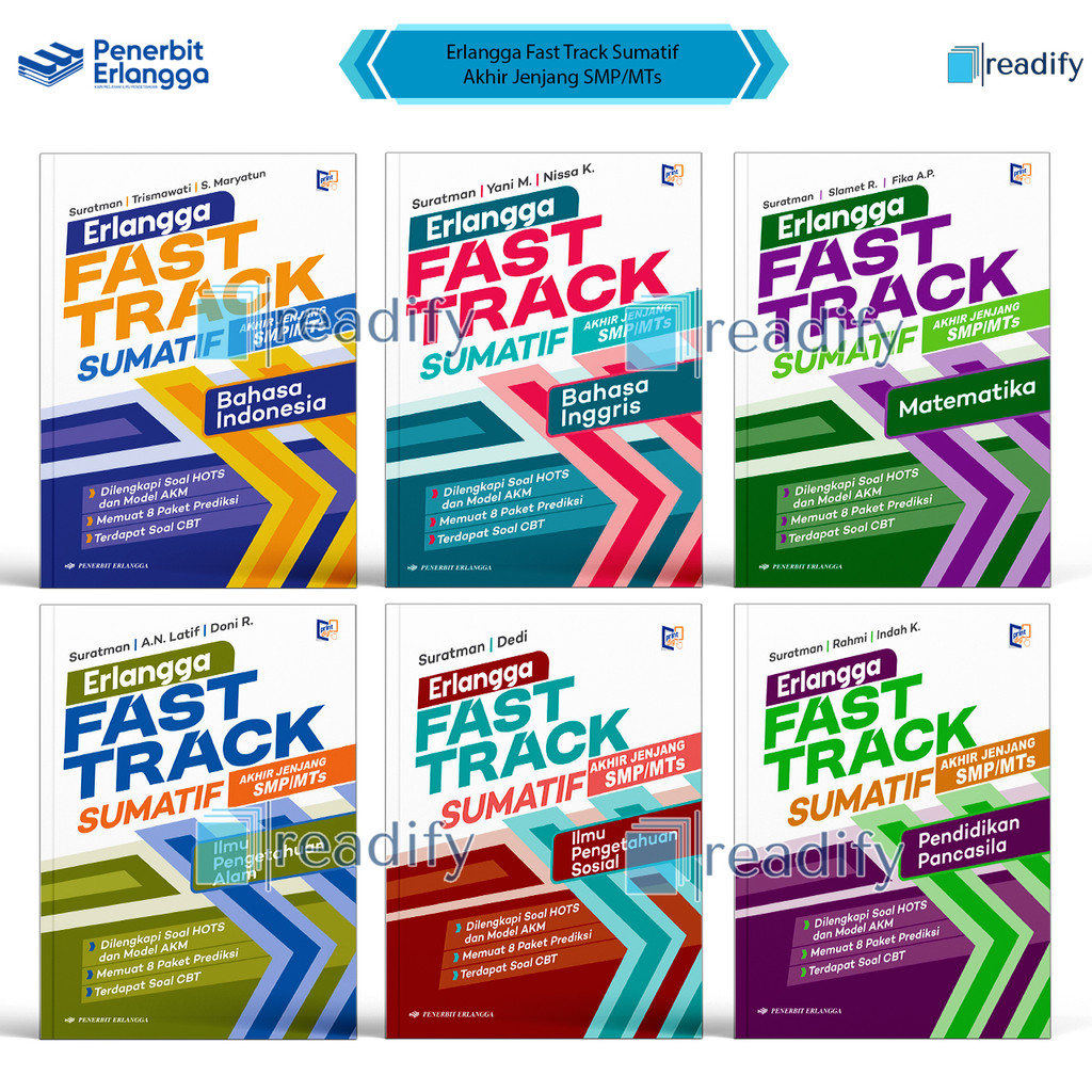 Jual Erlangga Fast Track Sumatif Akhir Jenjang SMP/MTs Kurikulum ...