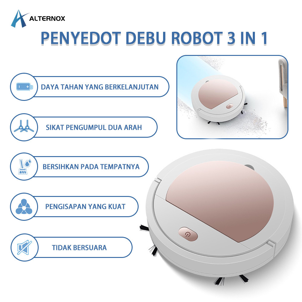 Jual ALTERNOX Robot Vacum Cleaner/4 in 1 Robot Vacum/Robot Cleaner ...