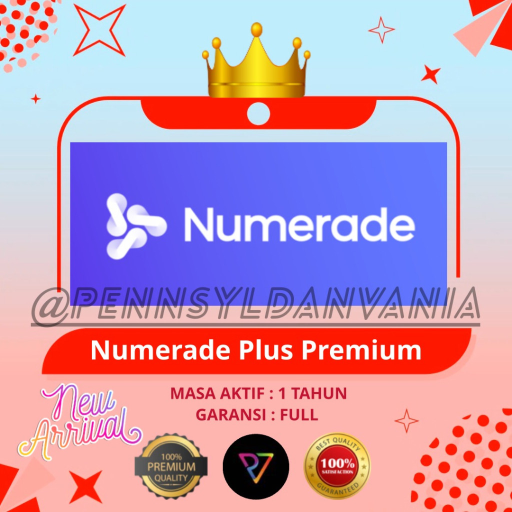 Jual Numerade Plus Premium 1 Tahun | Shopee Indonesia