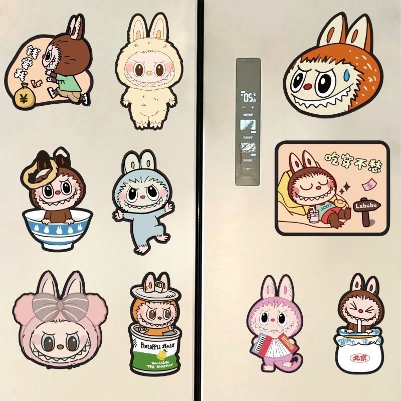 Jual Magnet Tempelan Multifungsi Labubu Magnet Kulkas & Whiteboard ...