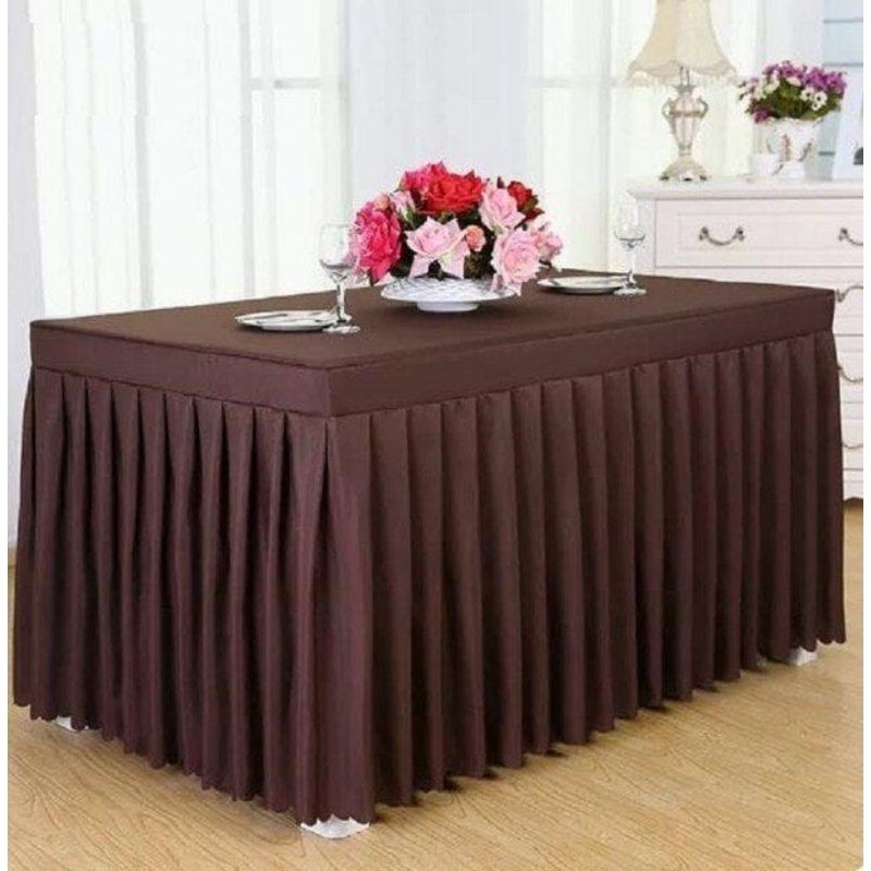 Jual cover meja uk 60 x 30 tinggi 75 cm bahan kain filamin bisa request ...