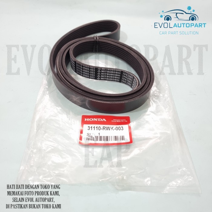 Jual JUAL Fan Belt V-Belt Tali Kipas CRV Gen 3 2.0cc 2000cc 2007-2012 7PK2061 BEST SELLER ...