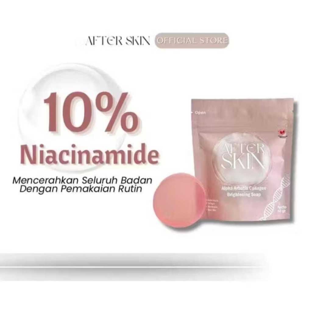 Jual After Skin Collagen Brightening Body Wash Bar Soap 60g - Sabun ...