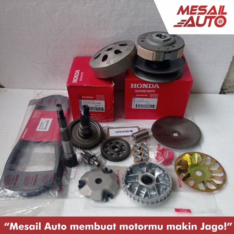 Jual PAKET FULL SET CVT+GIGI RASIO ASSY HONDA BEAT FI SCOOPY FI SPACY ...