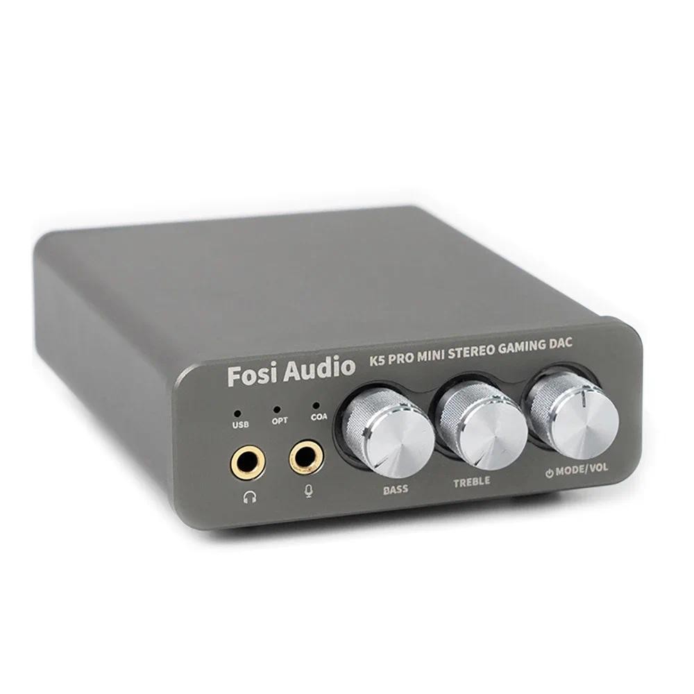 Jual Fosi Audio K5 PRO USB Gaming DAC with Microphone Earphone ...