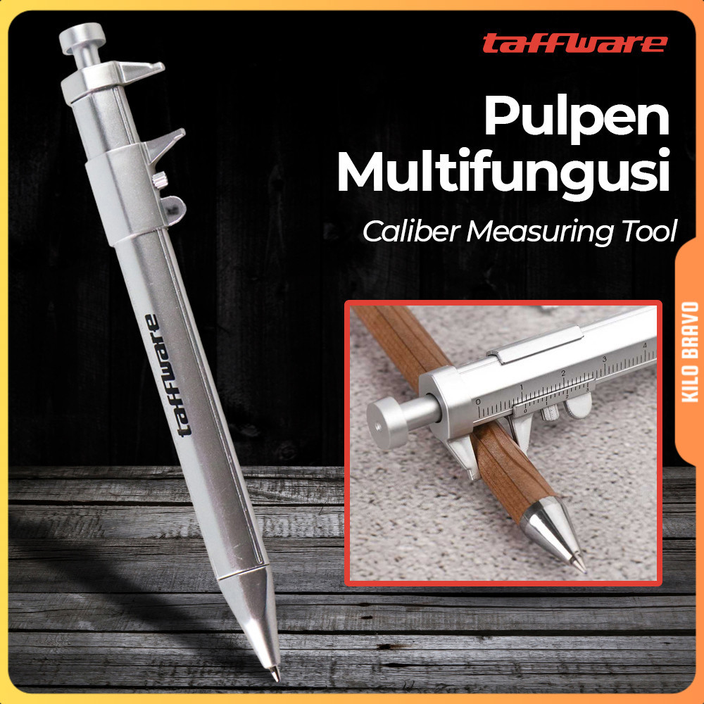 Jual Pena Pulpen Ballpoint Pen Caliber Measuring Tool Scale Ruler ...