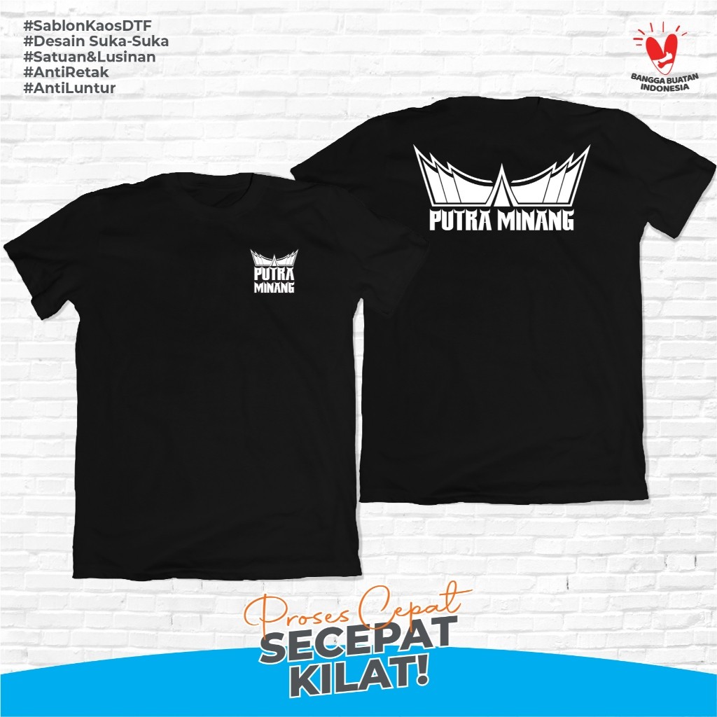 Jual BAJU KAOS PUTRA MINANG // TSHIRT DISTRO PADANG MINANG // BAJU ...