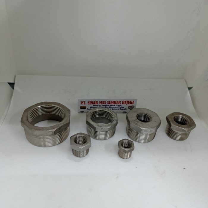 Jual Vlog Ring Buxing Stainless Drat Luar Dalam SS304 3/4" x 1/4" - TSA ...