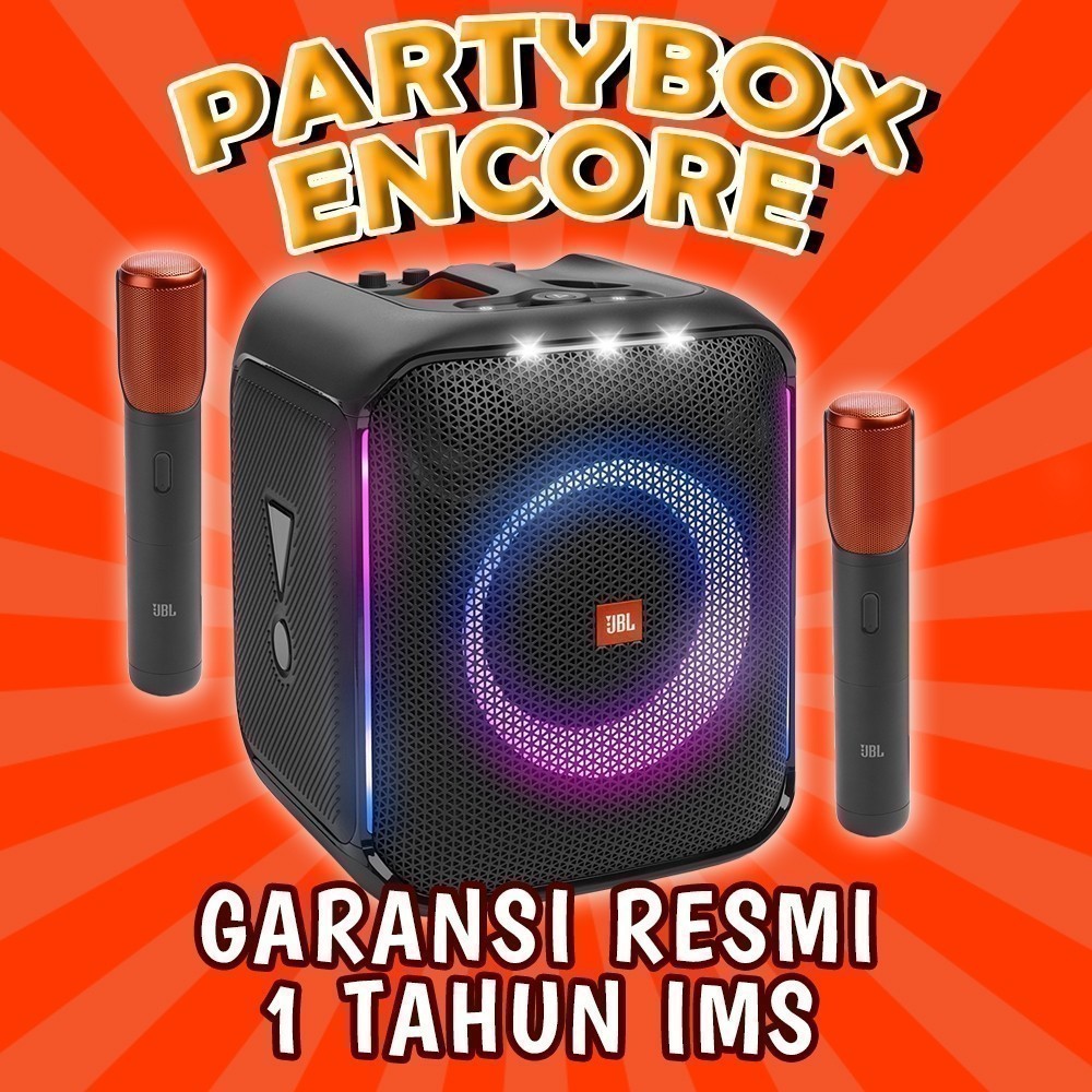 Jual JBL PARTYBOX ENCORE 2 WIRELESS MIC ORIGINAL PARTY BOX GARANSI ...