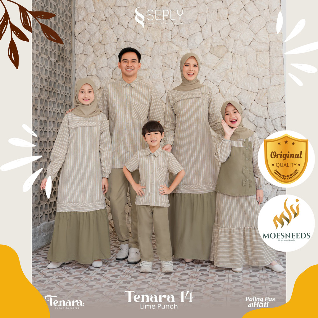 Jual Seply Sarimbit Keluarga 2025 Tenara 14 Lime Punch | Shopee Indonesia