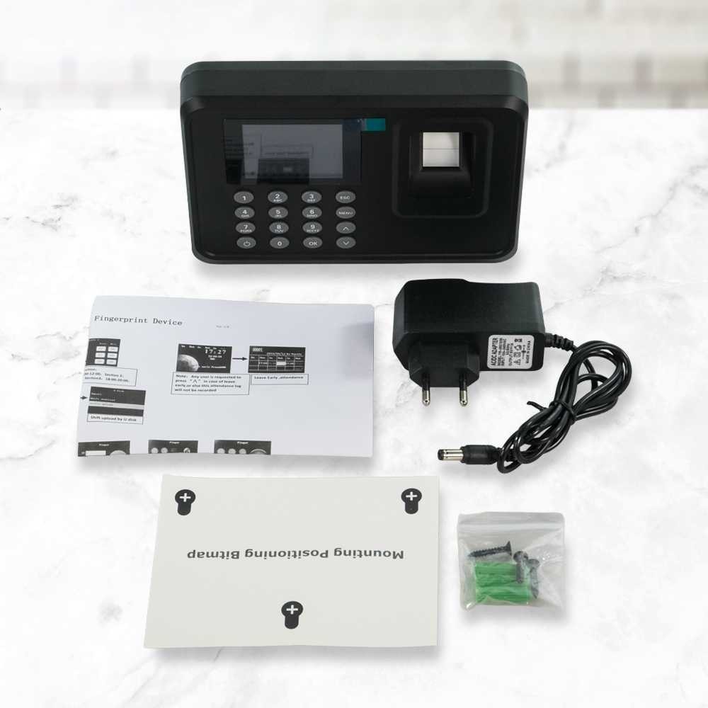 Jual LATHIFSHP DANMINI Mesin Absen Sidik Jari Attendance Fingerprint 1000 Capacity - A6 | Shopee ...