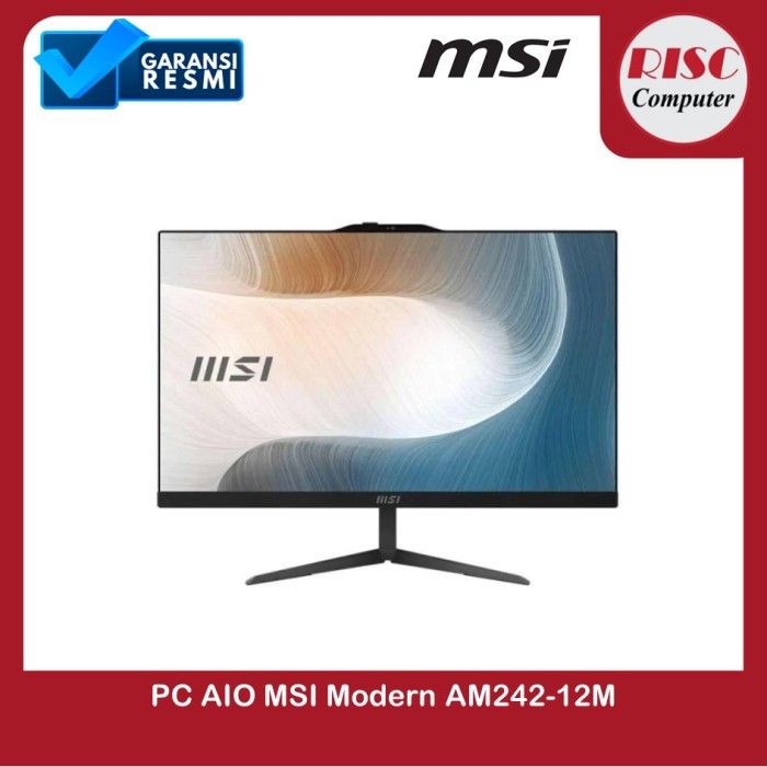 Jual PC AIO MSI Modern AM242-12M i5-1235U 8GB 512GB 23.8" W11 | Shopee ...