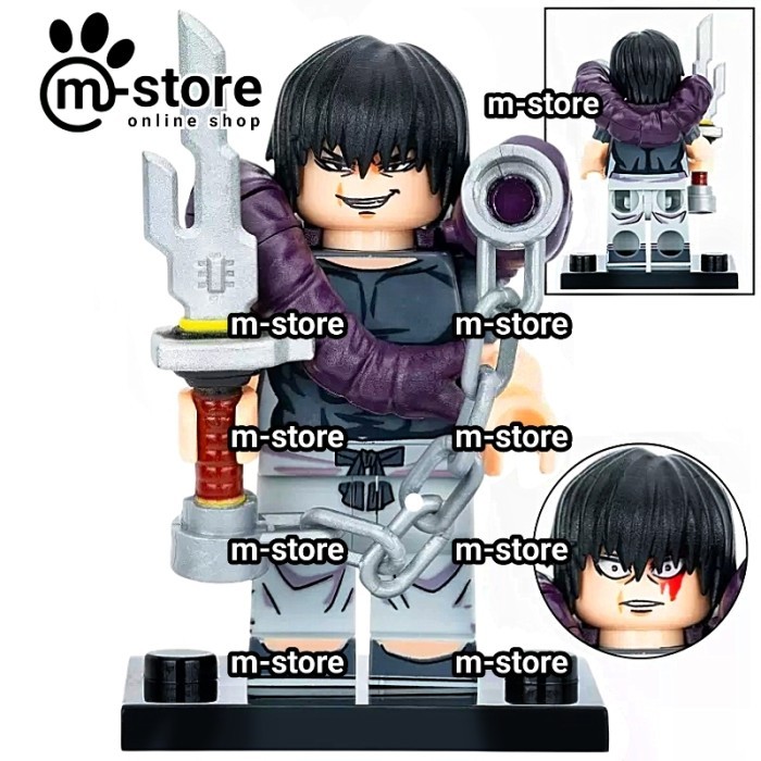 Jual brick jujutsu kaisen toji fushiguro mini toy figure | Shopee Indonesia