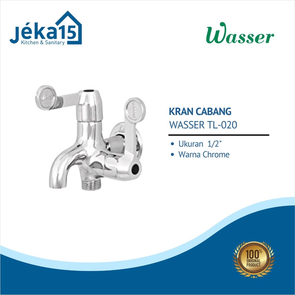 Jual KRAN AIR CABANG 2 WASSER-TL-020 | Shopee Indonesia