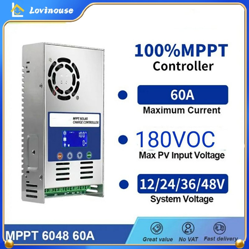 Jual READY ORI&ReadyMPPT 40A/60A Solar Charger Controller Kontroler ...