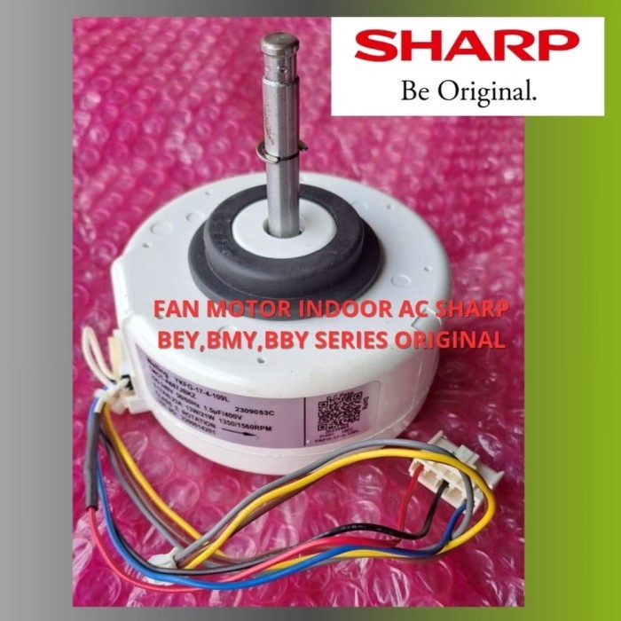 Jual AJDpart FAN MOTOR INDOOR AC SHARP BEY,BBY DAN BMY SERIES ORIGINAL ...