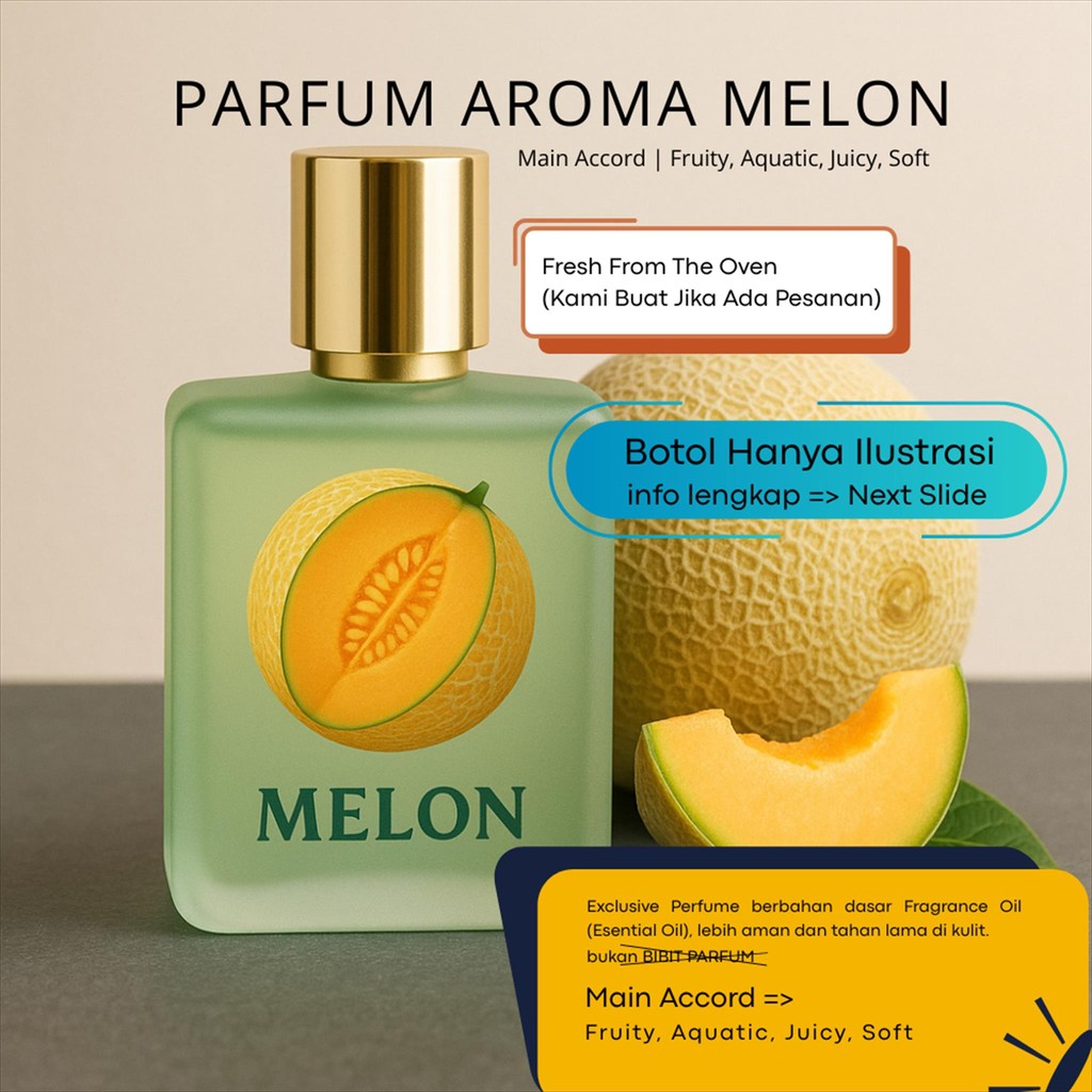 Jual Melon | Fragrance Oil Perfume (Esential Oil) | EDT EDP Extrait ...