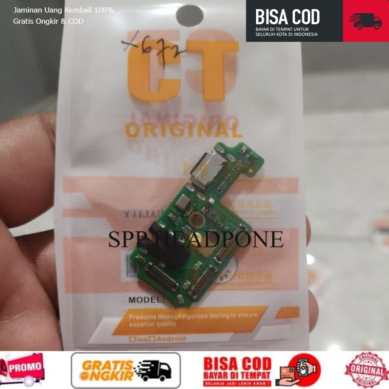 Jual PCB flexible konektor cas connector charger papan cas Infinix note ...