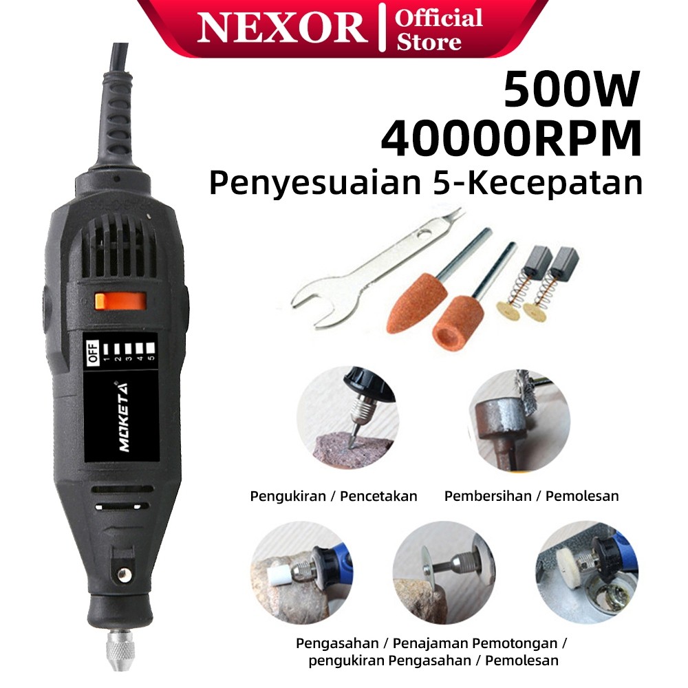 Jual NEXOR Alat Mini Grinder Engraving Drill / Elektrik Gerinda Ukir ...