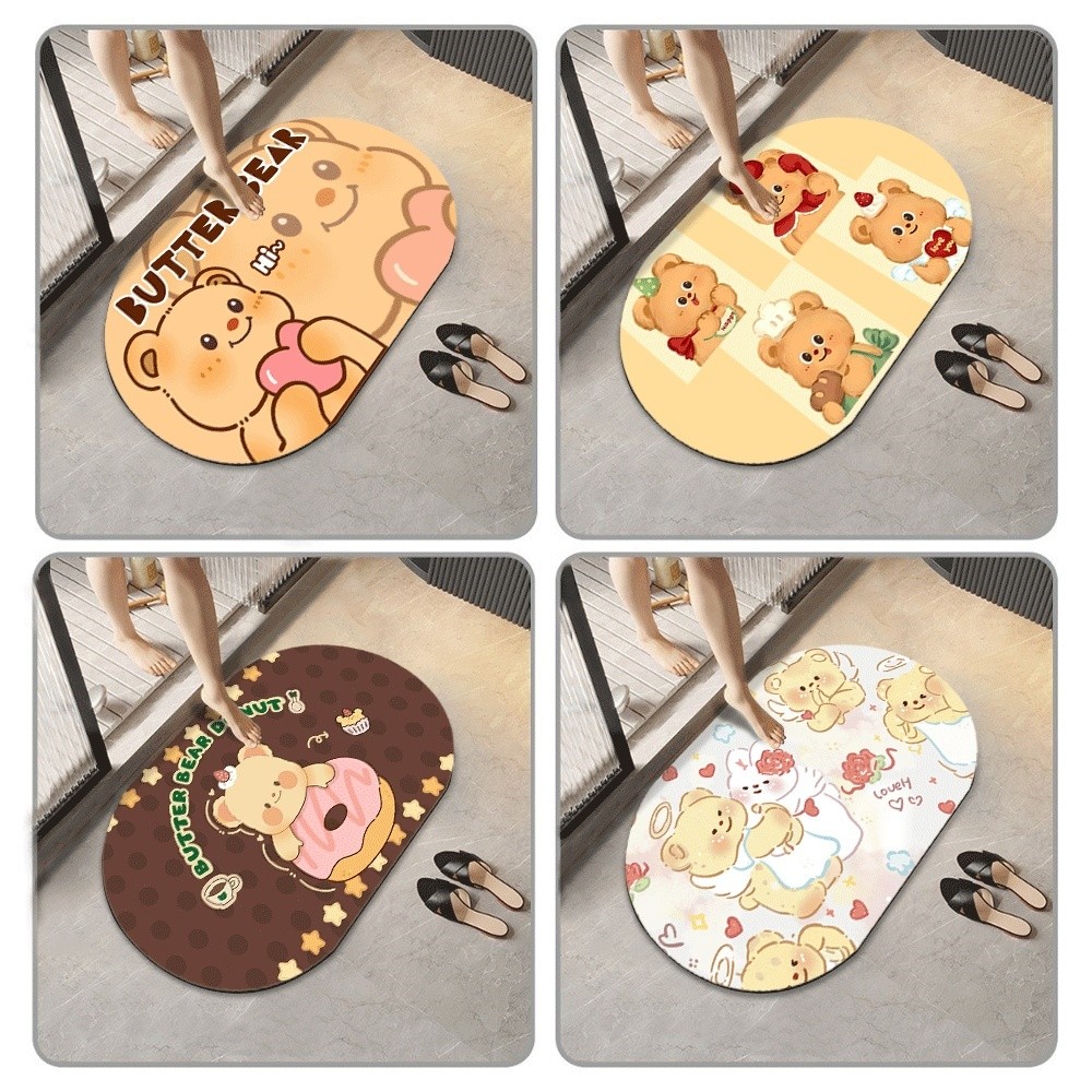 Jual Easy Bear Keset Cushion Mat Uk 40X60cm Keset Rumah Keset Kaki PVC ...