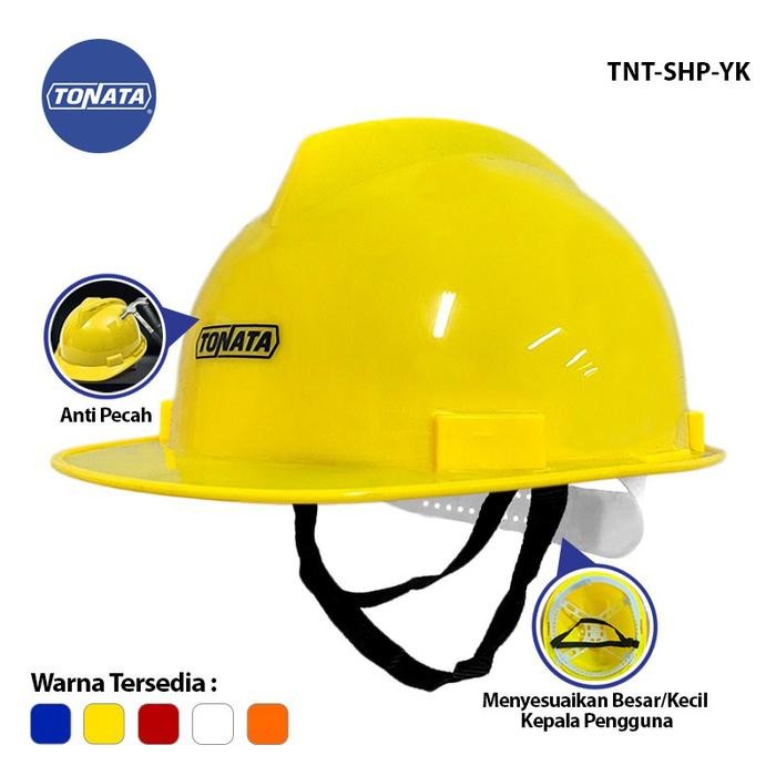 Jual Safety Helmet Tonata / Helm Proyek Include Inner Ring / Helm Kerja ...