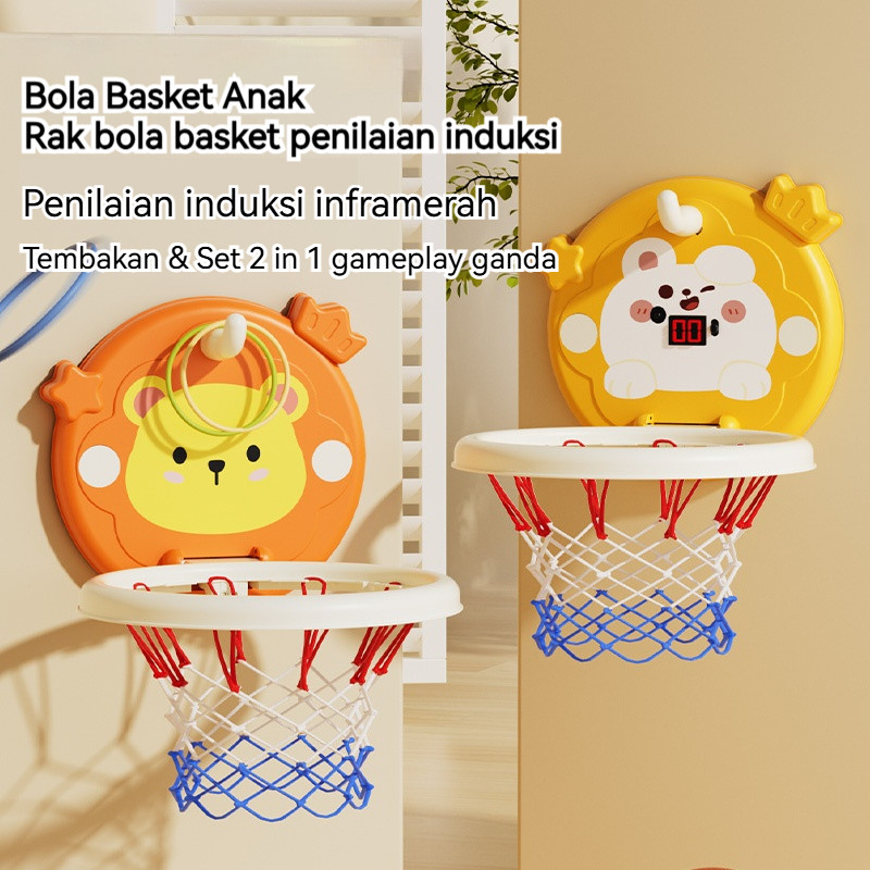 Jual Bola Basket Anak Dan Ring Basket LED Mainan Basket Indoor ...