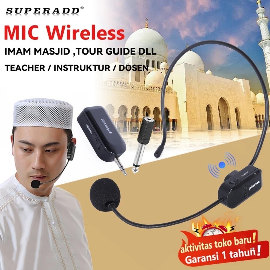Jual TERBAIK!|!! MIC BANDO WIRELLES MURAH / MIC BANDO UNTUK IMAM MASJID ...