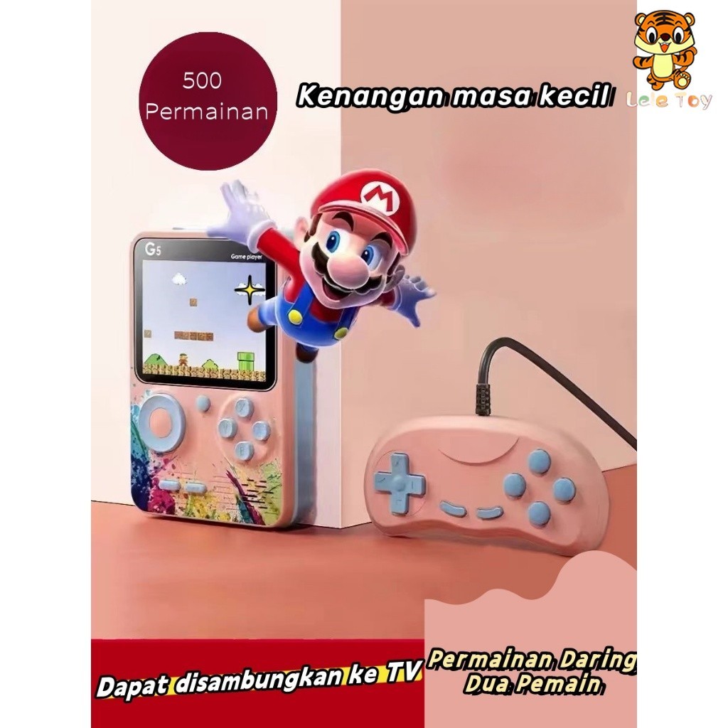 Jual Lele Toys 500in1 mainan konsol game genggam + pegangan/konsol game ...