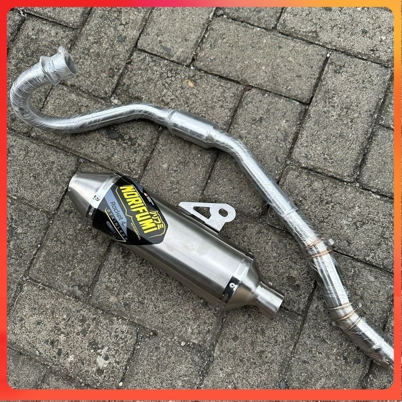 Jual pipe canister Norifumi Rocket 4 ท่อไอเสียมอเตอร์ for honda msx ...