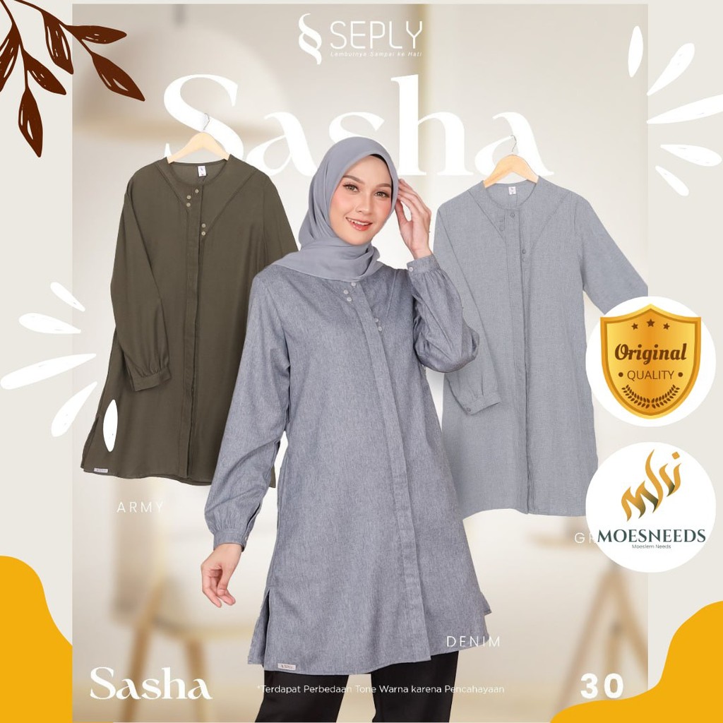 Jual SEPLY Atasan Tunik Wanita Daily Sasha 30 | Shopee Indonesia