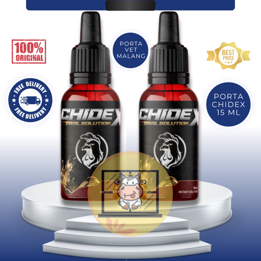 Jual CHIDEX 15 ML - Untuk Ayam Ngorok CRD Snot Pilek Semua Jenis Ayama | Shopee Indonesia