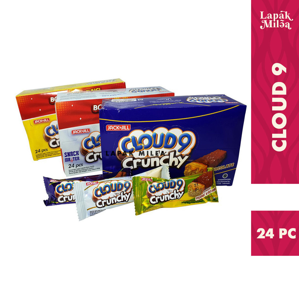 Jual Jack N Jill Cloud9 Coklat Wafer Cruncy [1 box/24 pcs] | Shopee ...